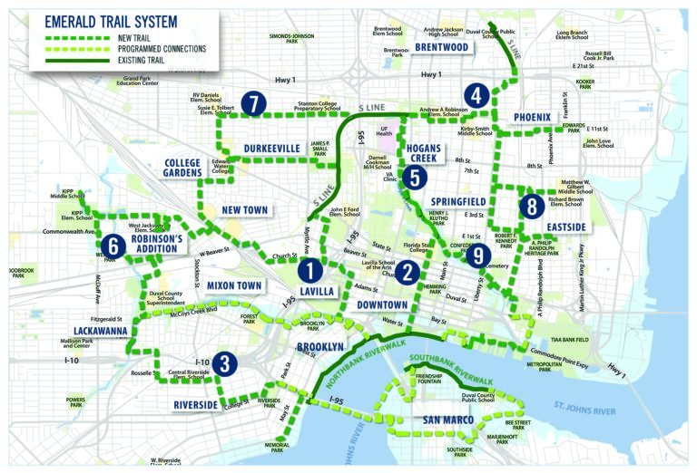 Emerald Trail Map - Groundwork Jacksonville